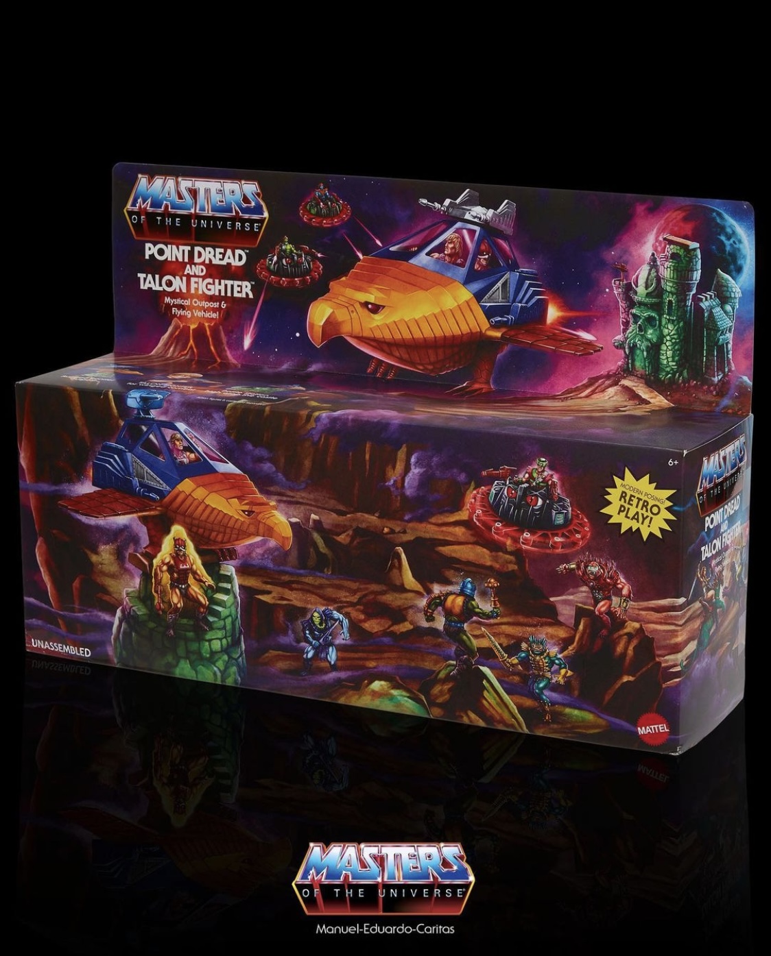 Packaging Revealed for MOTU Origins Point Dread and Talon Fighter ...