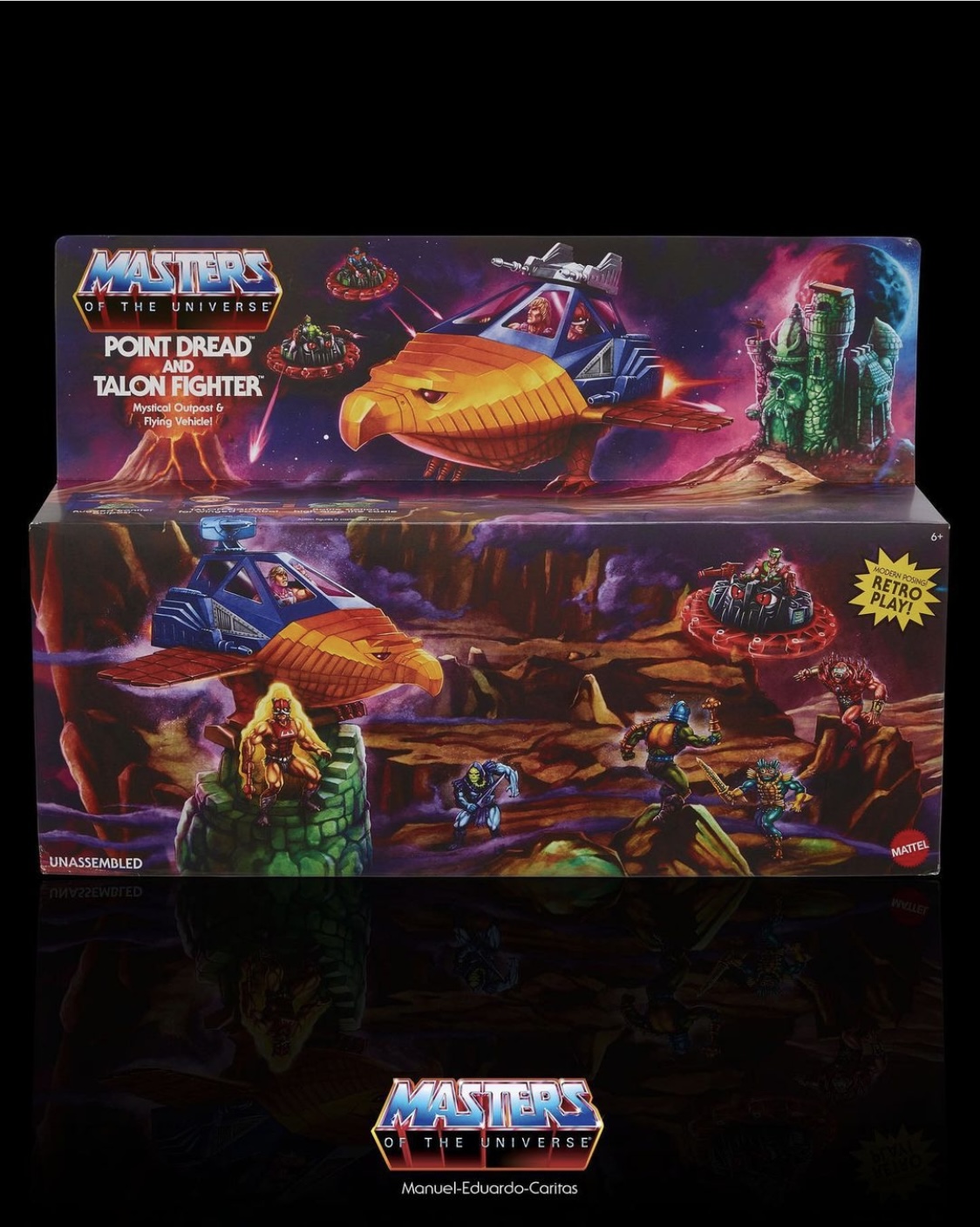 Packaging Revealed for MOTU Origins Point Dread and Talon Fighter ...