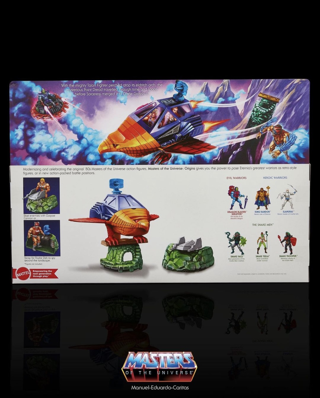 Packaging Revealed for MOTU Origins Point Dread and Talon Fighter ...