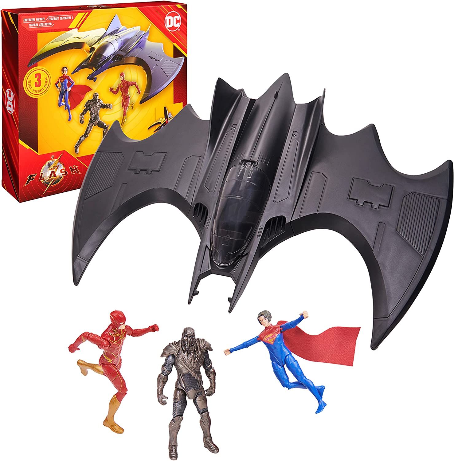Amazon Exclusive: The Flash Movie Batwing Battle Set - Geek. Dad. Life.