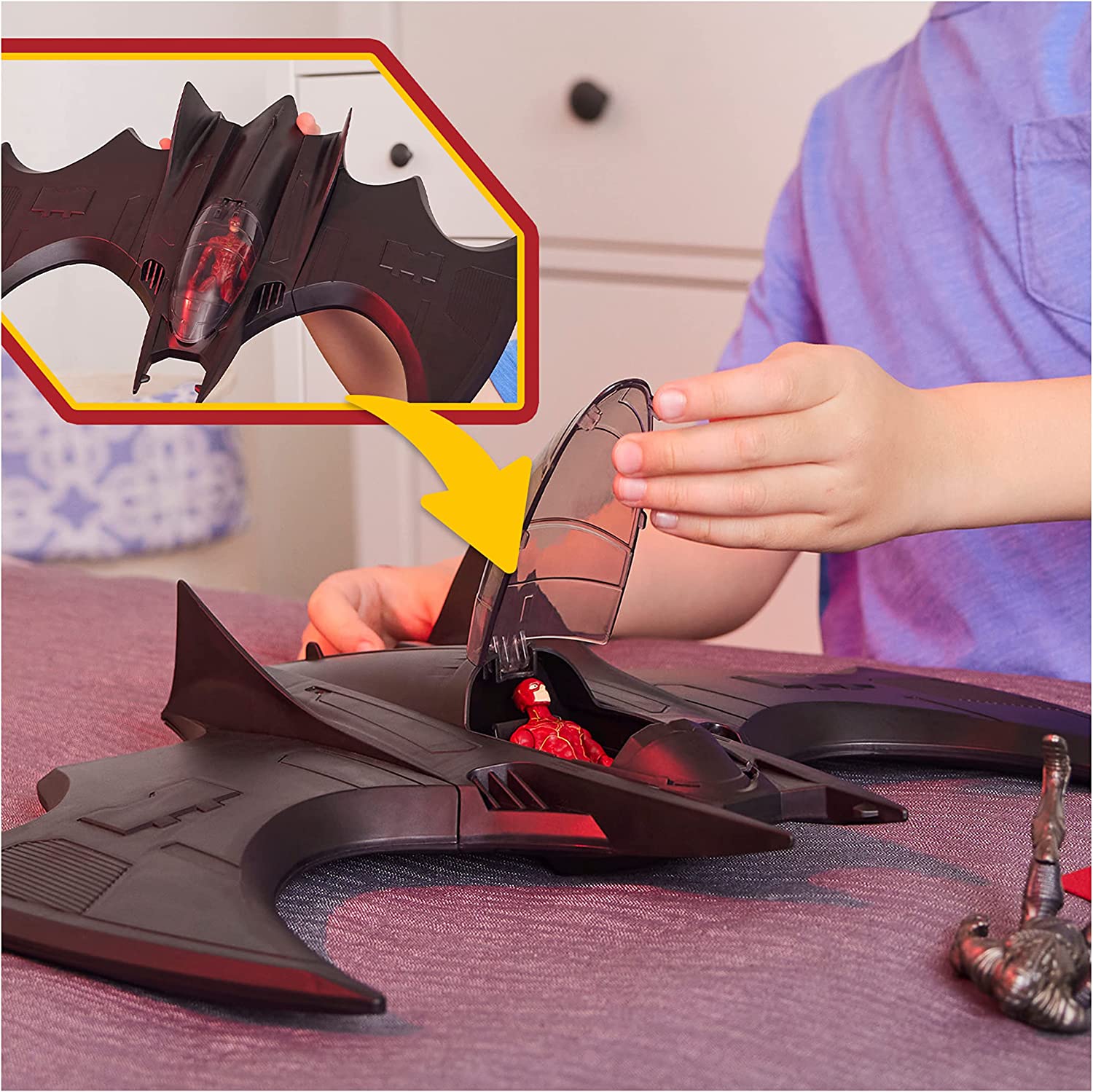 Amazon Exclusive: The Flash Movie Batwing Battle Set - Geek. Dad. Life.