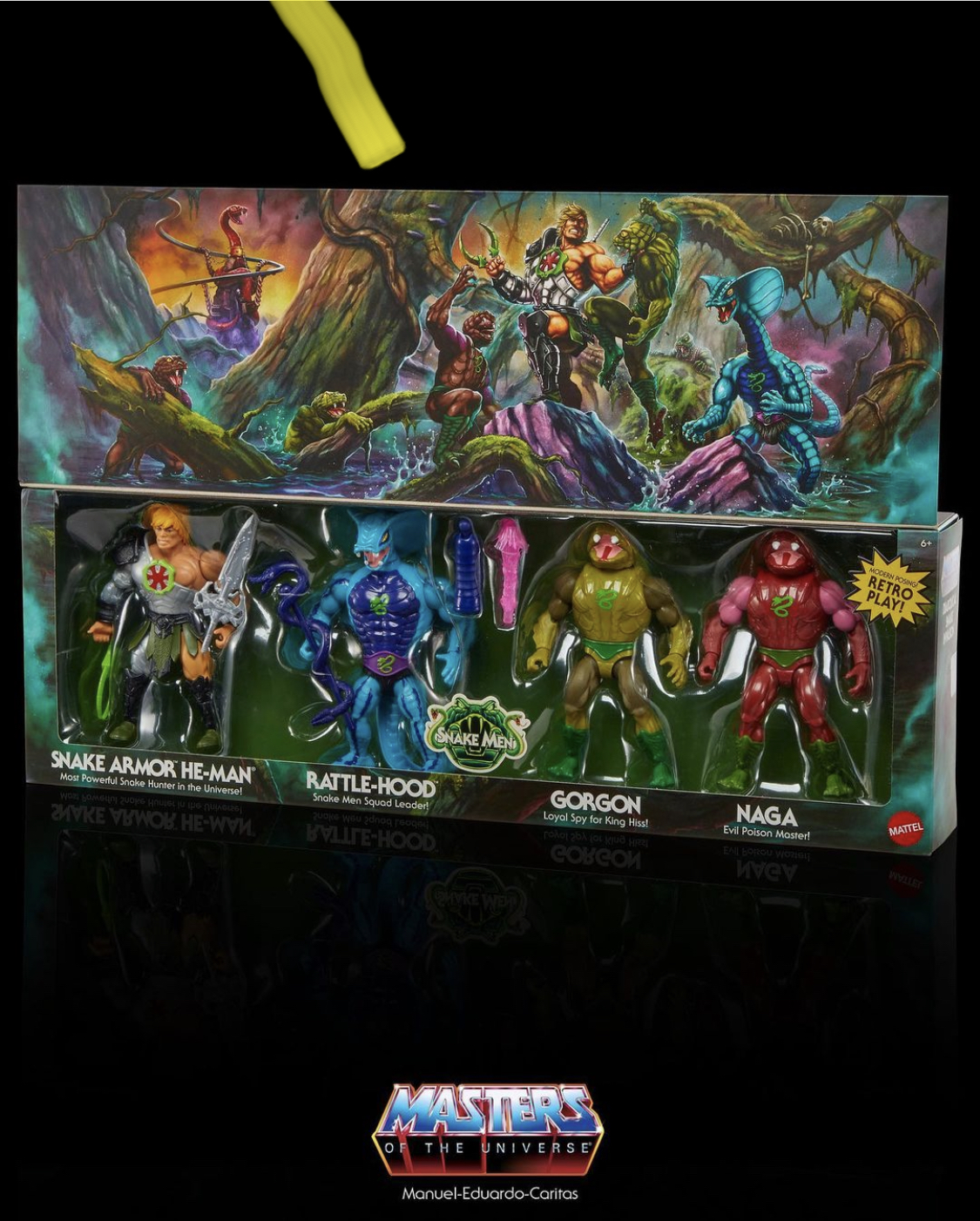 MOTU Origins Specialty Snake Men Exclusive 4-Pack and Packaging - Geek ...