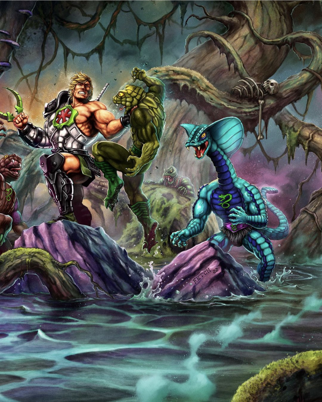 MOTU Origins Specialty Snake Men Exclusive 4-Pack and Packaging - Geek ...