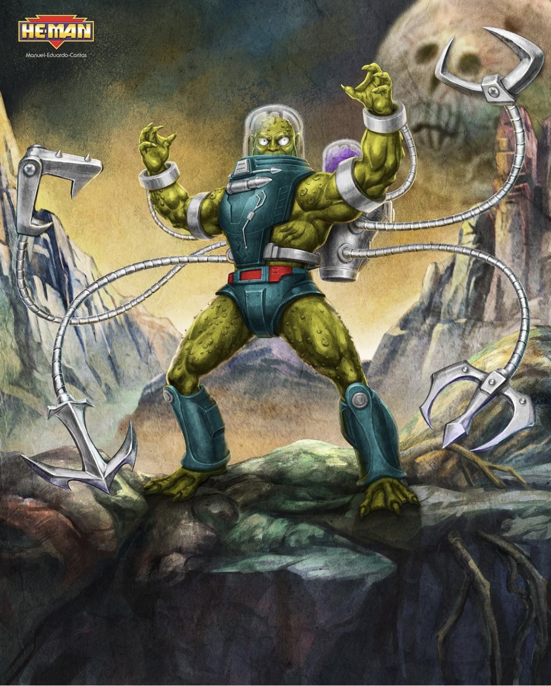 Artwork Packaging Revealed for MOTU Origins Slush Head - Geek. Dad. Life.