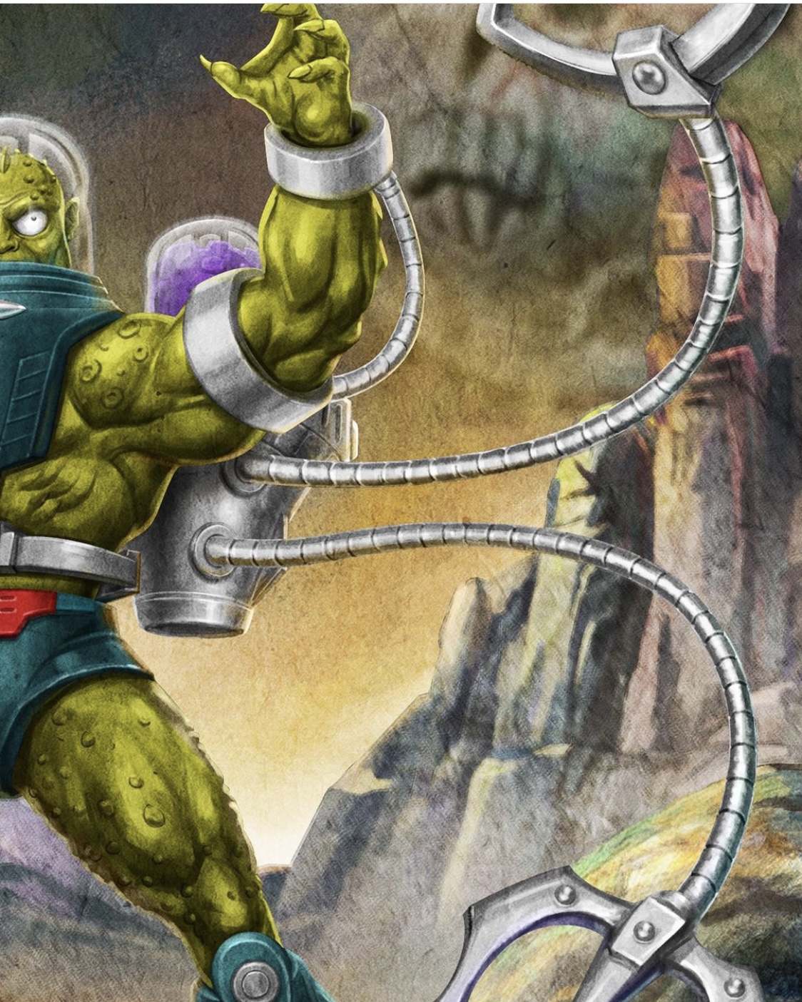 Artwork Packaging Revealed for MOTU Origins Slush Head - Geek. Dad. Life.