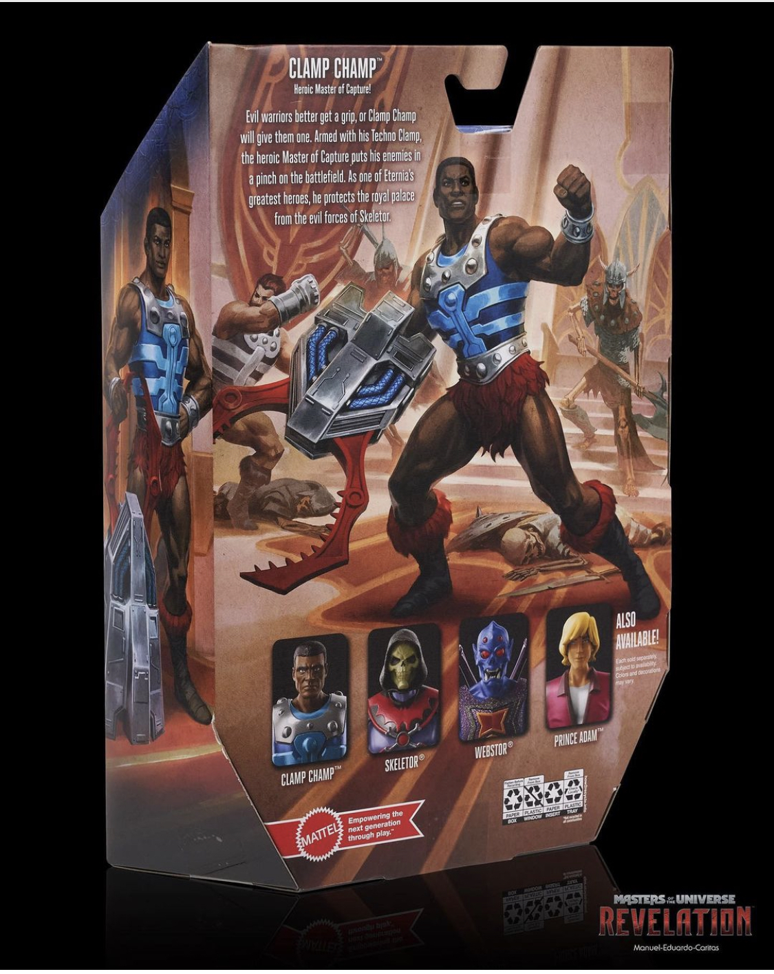 Packaging Revealed for MOTU Masterverse Revelation Clamp Champ - Geek ...