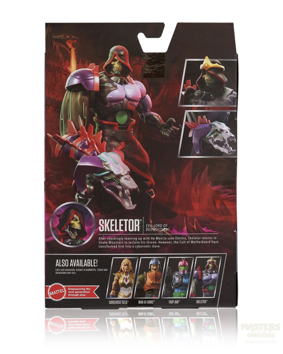 Packaging Artwork for MOTU Masterverse Revolution Skeletek - Geek. Dad ...