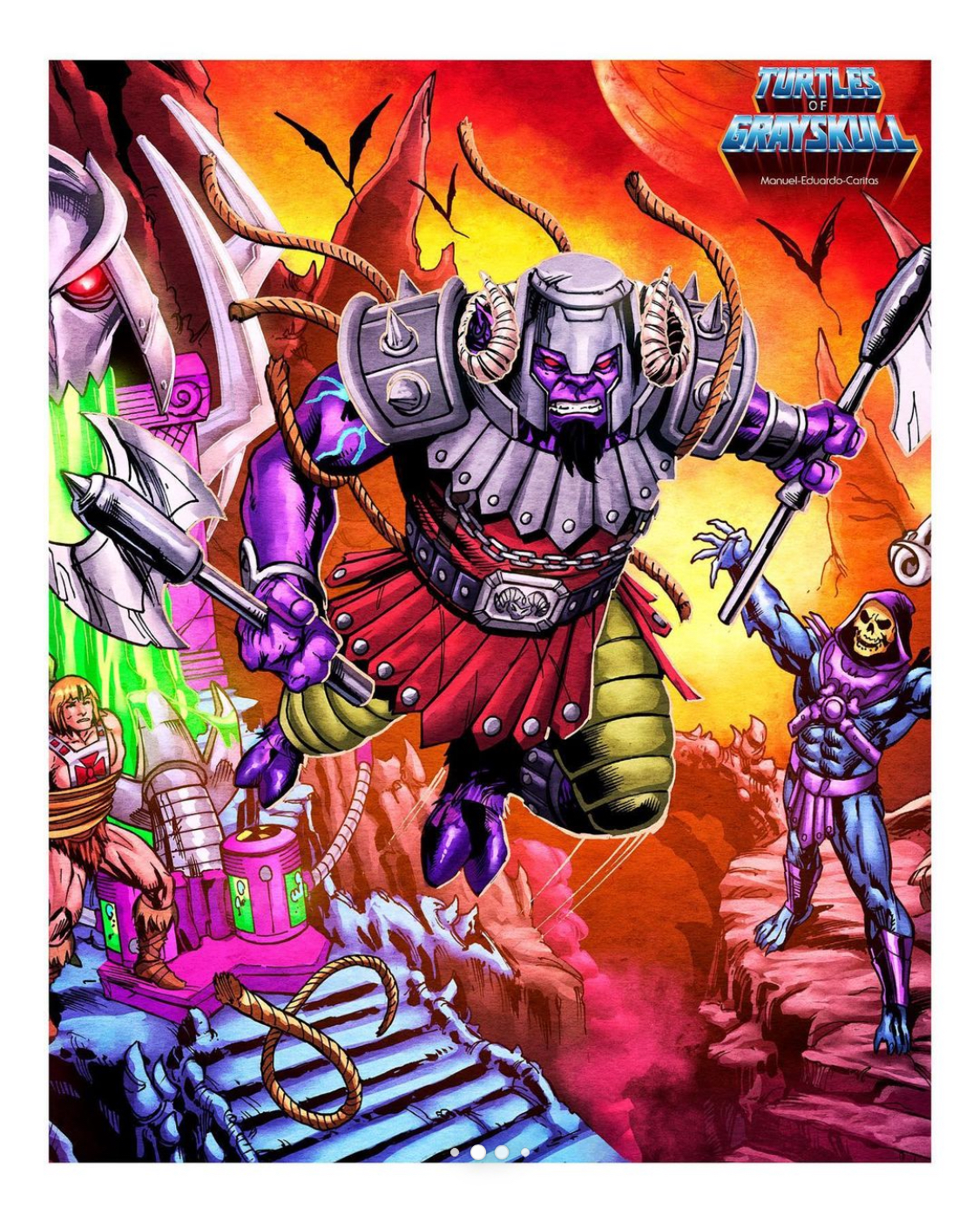 Packaging Artwork Revealed for Turtles of Grayskull Ram Man - Geek. Dad ...