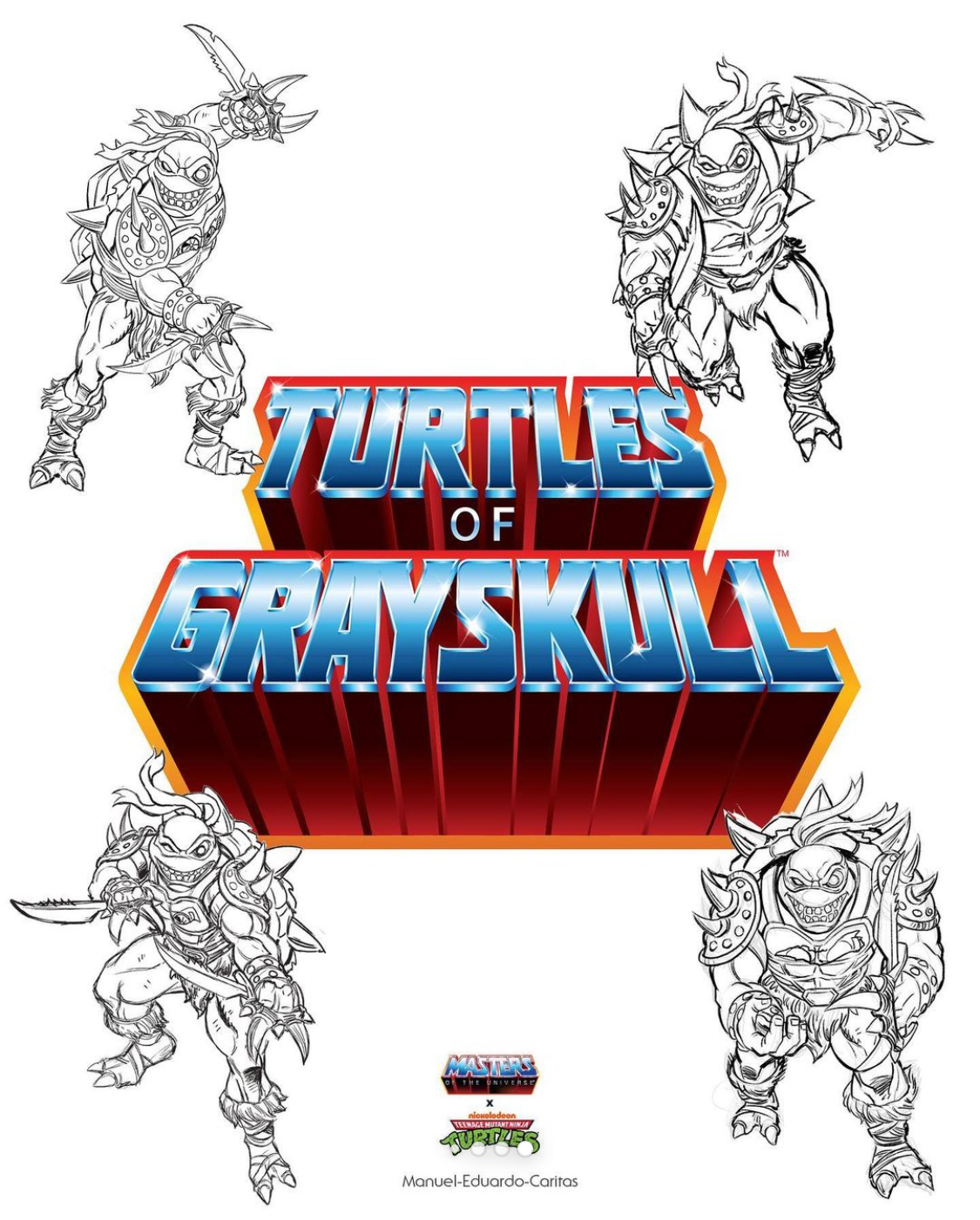 Packaging Artwork Revealed for Turtles of Grayskull Sla'Ker - Geek. Dad ...