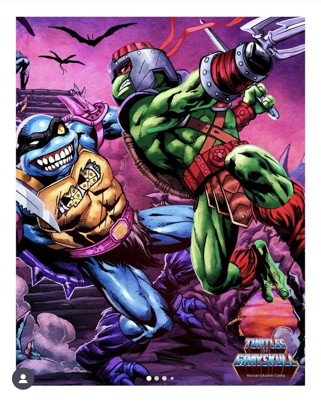 Packaging Artwork Revealed for Turtles of Grayskull Raphael - Geek. Dad ...