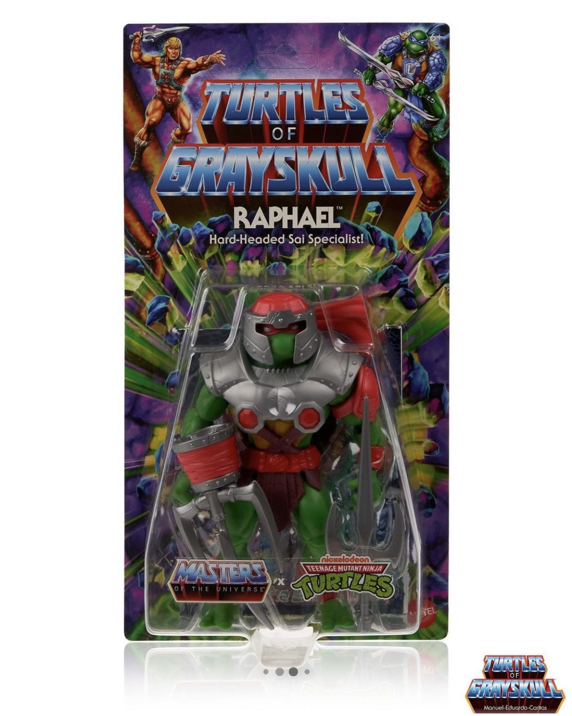Packaging Artwork Revealed for Turtles of Grayskull Raphael - Geek. Dad ...